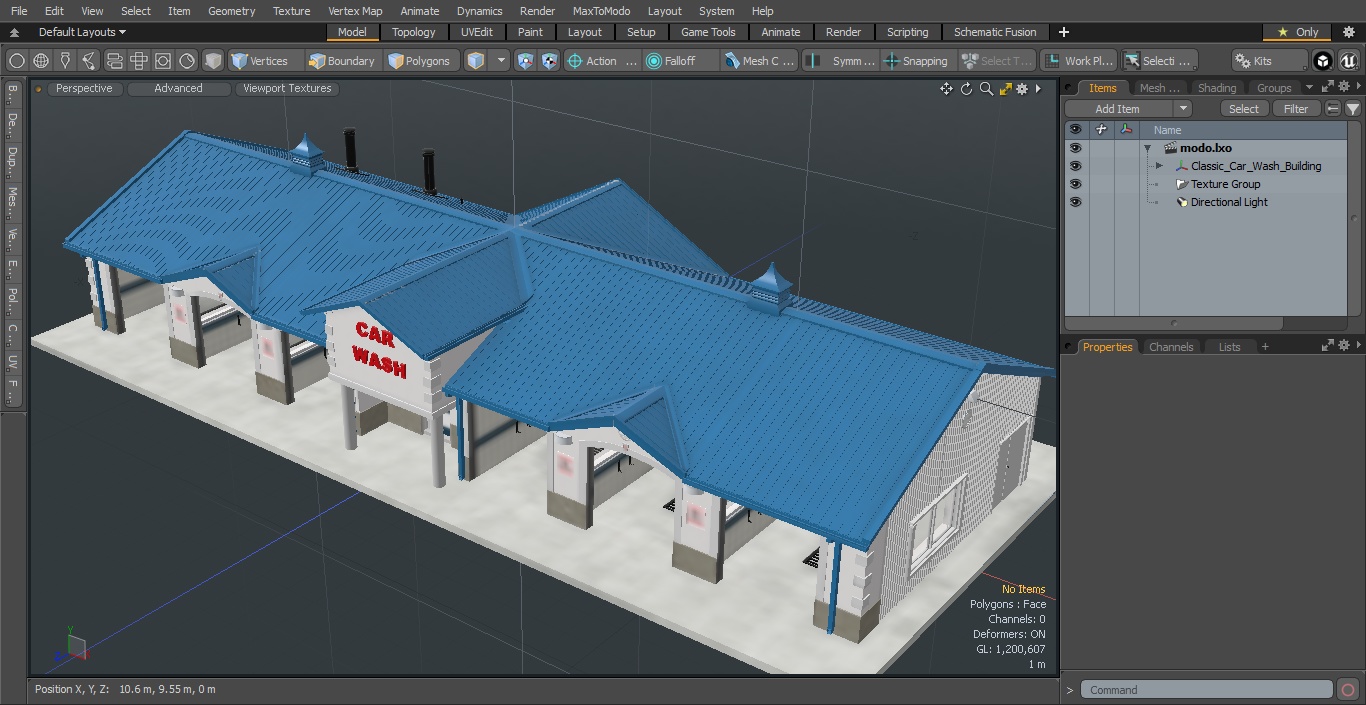 3D model Classic Car Wash Building | 3D Molier International