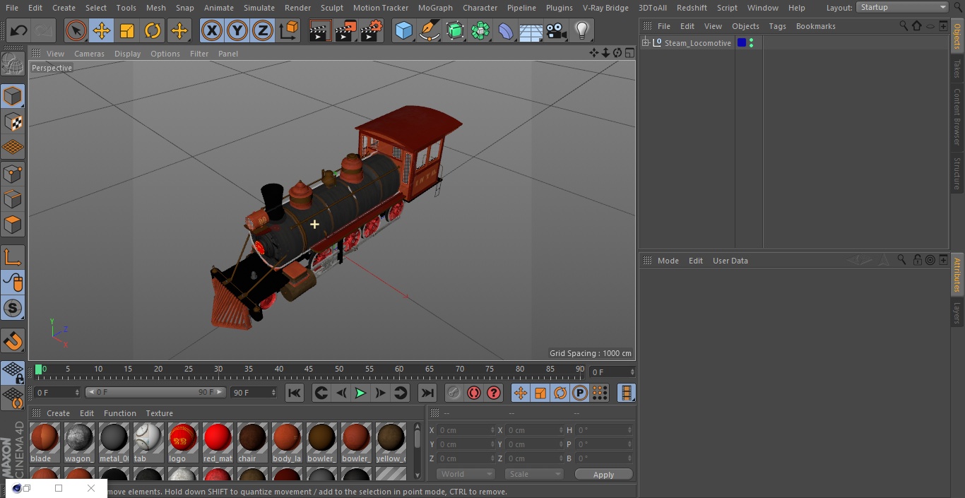 3D Steam Locomotive | 3D Molier International