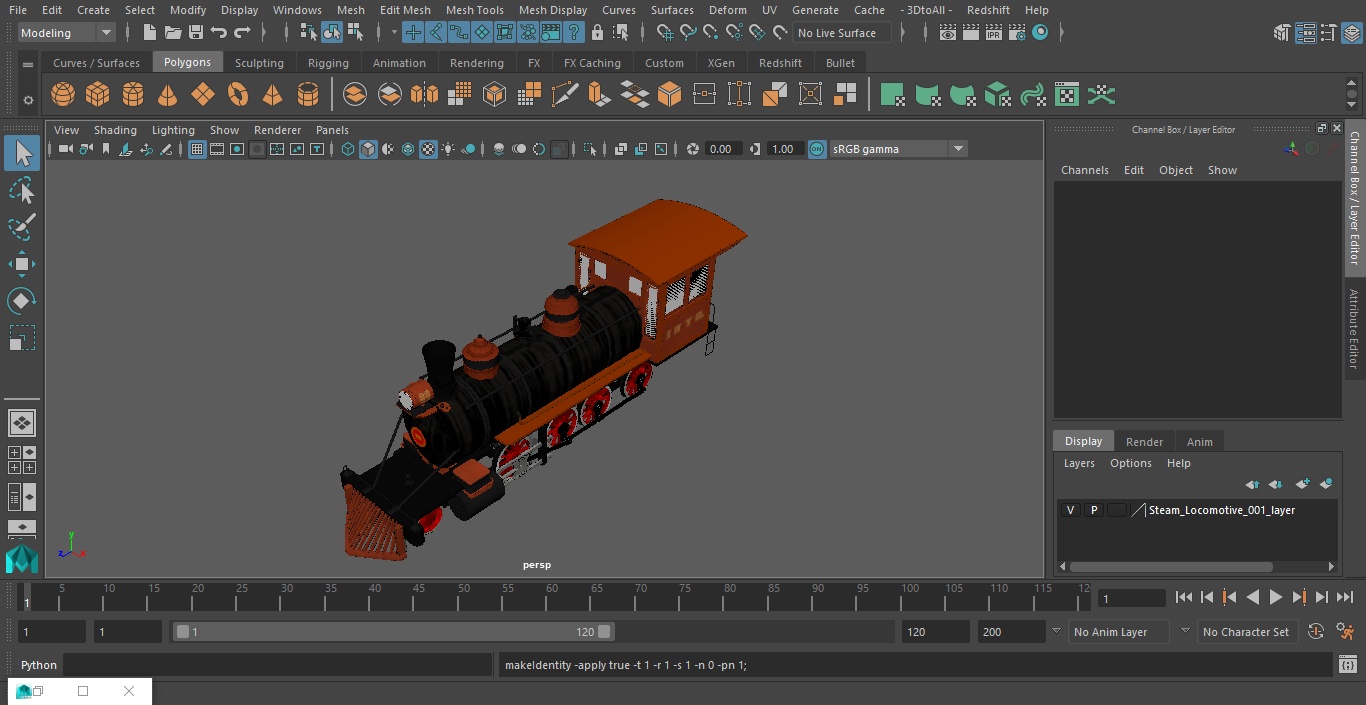 3D Steam Locomotive | 3D Molier International
