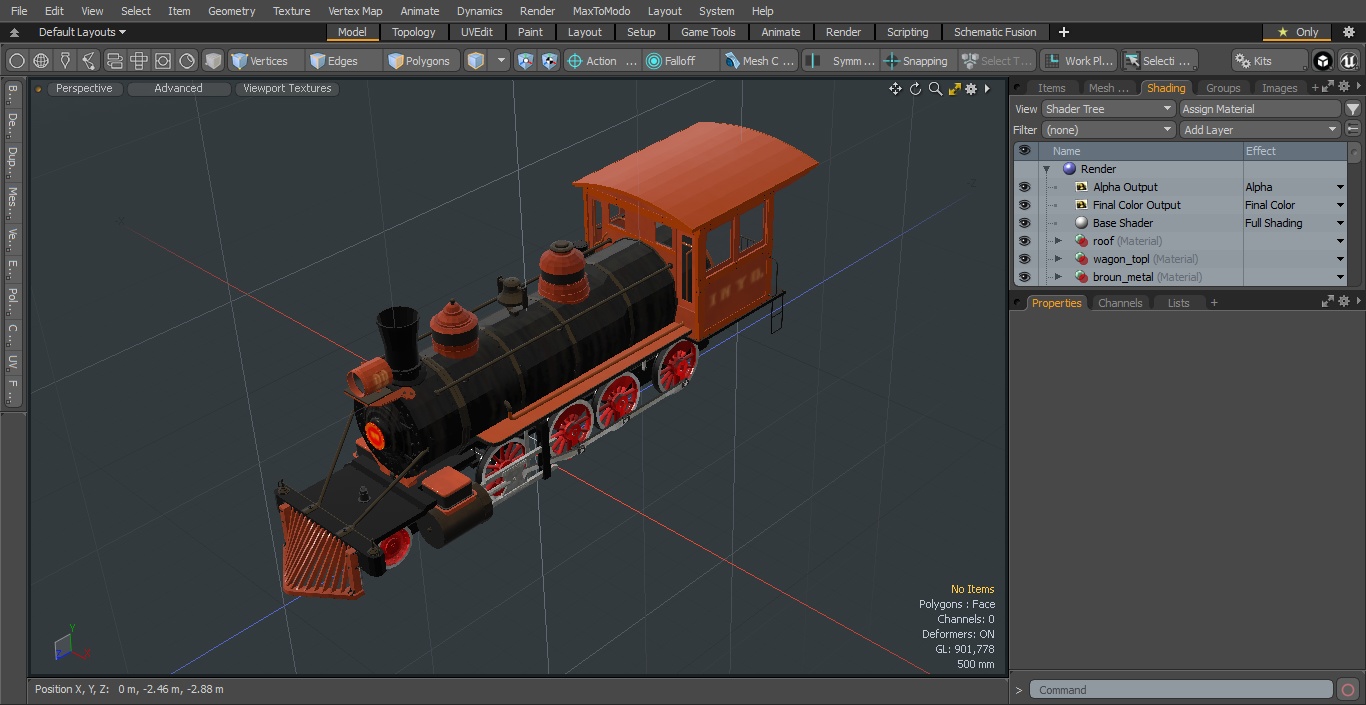 3D Steam Locomotive | 3D Molier International