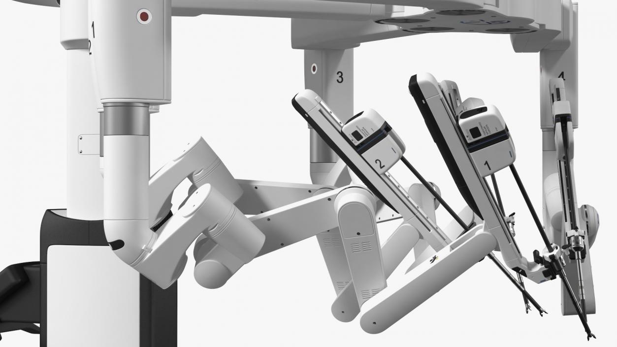 3D Surgical Robotic System da Vinci SI with Operating Table | 3D Molier ...