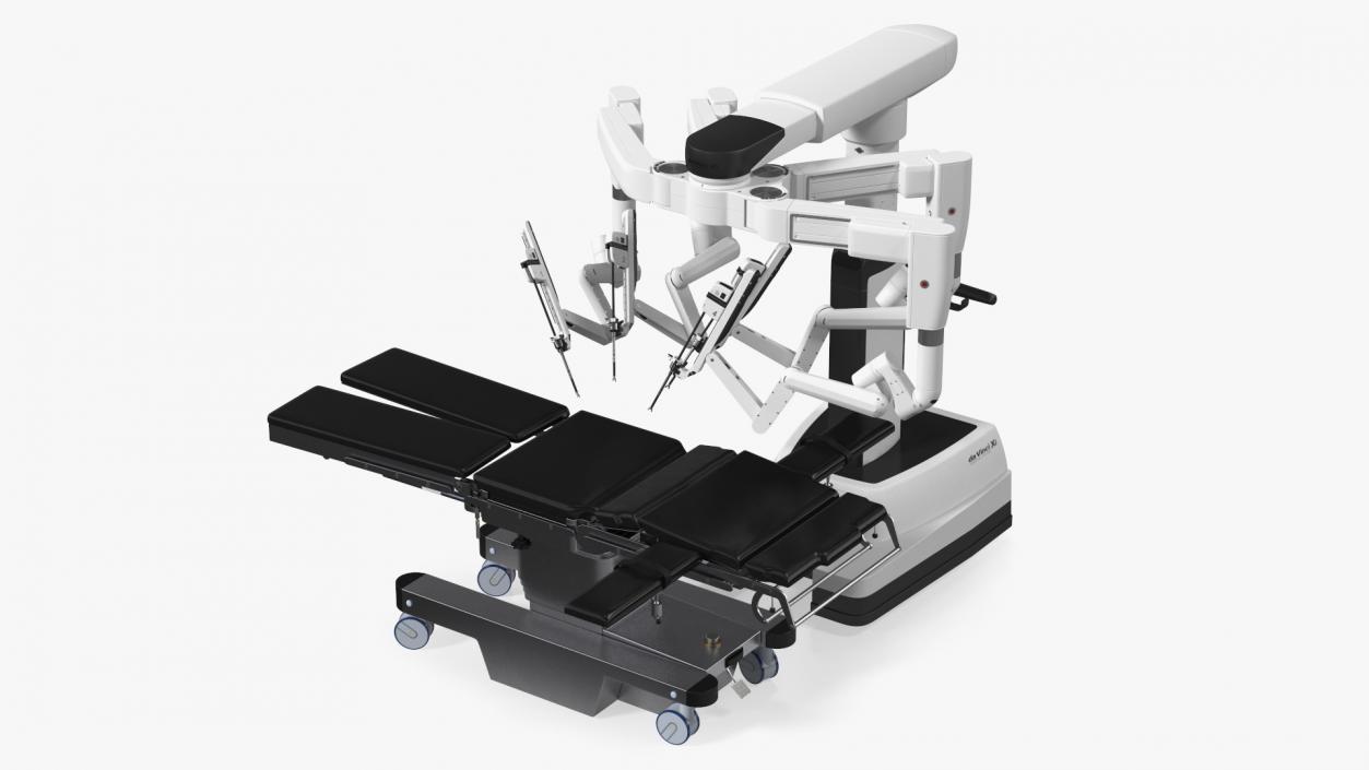 3D Surgical Robotic System da Vinci SI with Operating Table | 3D Molier ...