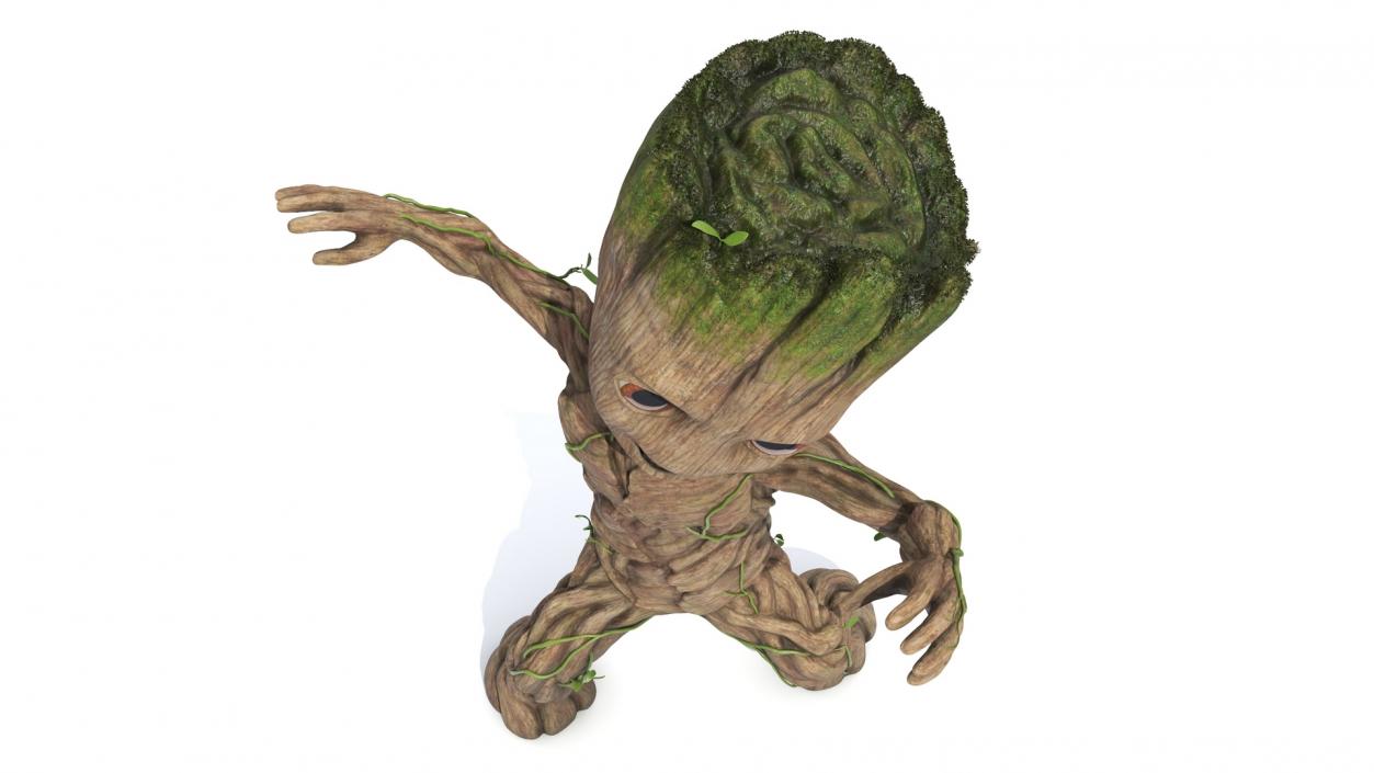 3D model Little Groot Character Dancing Pose | 3D Molier International