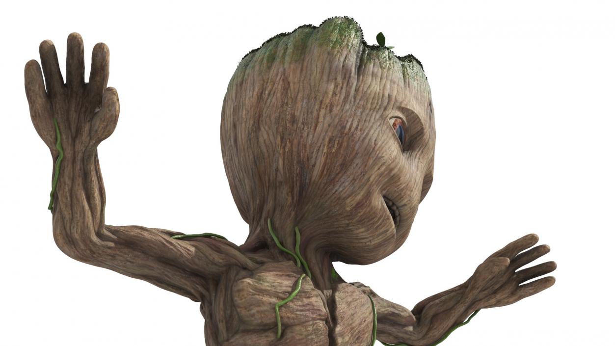 3D model Little Groot Character Dancing Pose | 3D Molier International