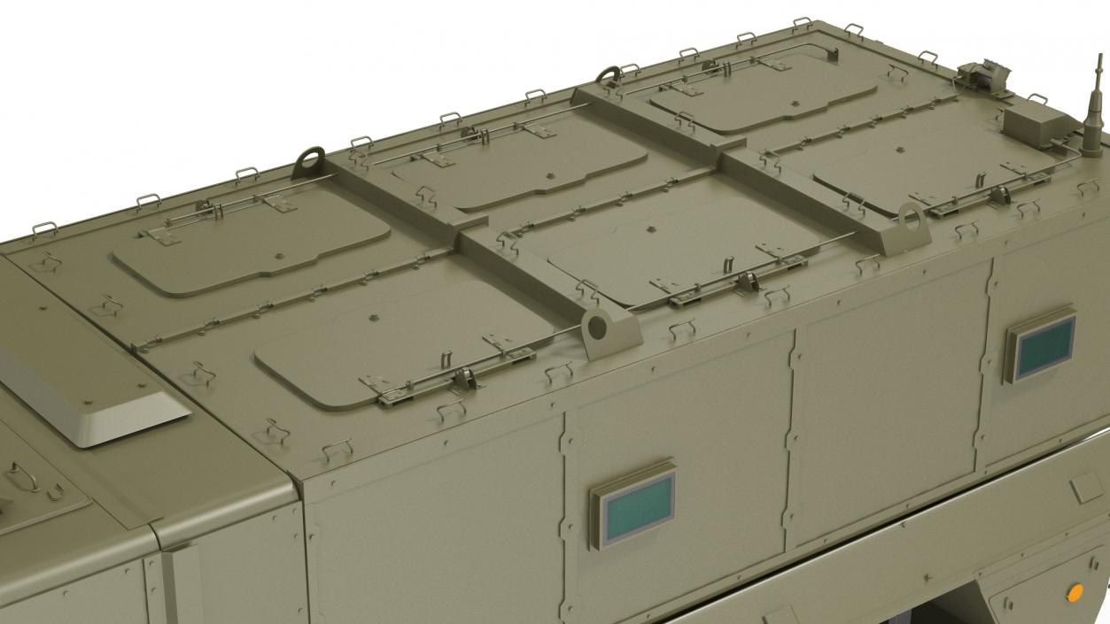 3D model KAMAZ 63968 Typhoon MRAP Simple Interior | 3D Molier International