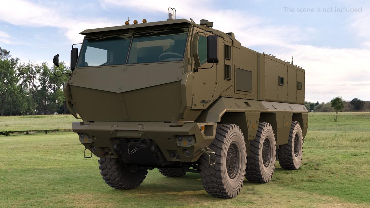 3D model KAMAZ 63968 Typhoon MRAP Simple Interior | 3D Molier International