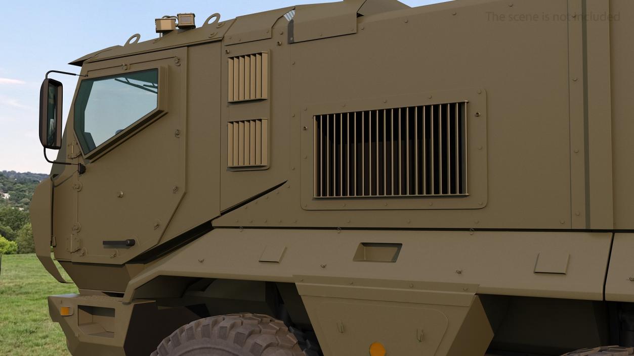 3D model KAMAZ 63968 Typhoon MRAP Simple Interior | 3D Molier International