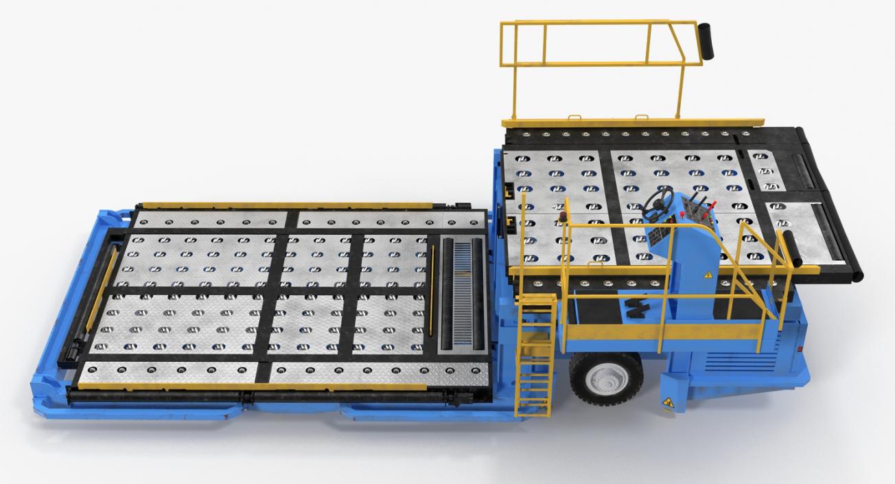 Aircraft Ground Support Lower Deck Loader Commander 15 3D model | 3D ...